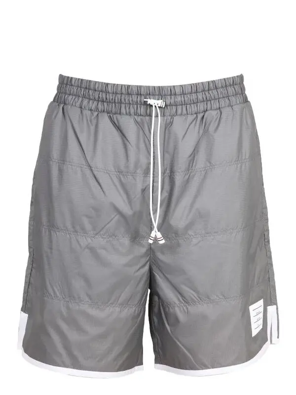 Thom Browne Sporty Ripstop Bermuda - Silver