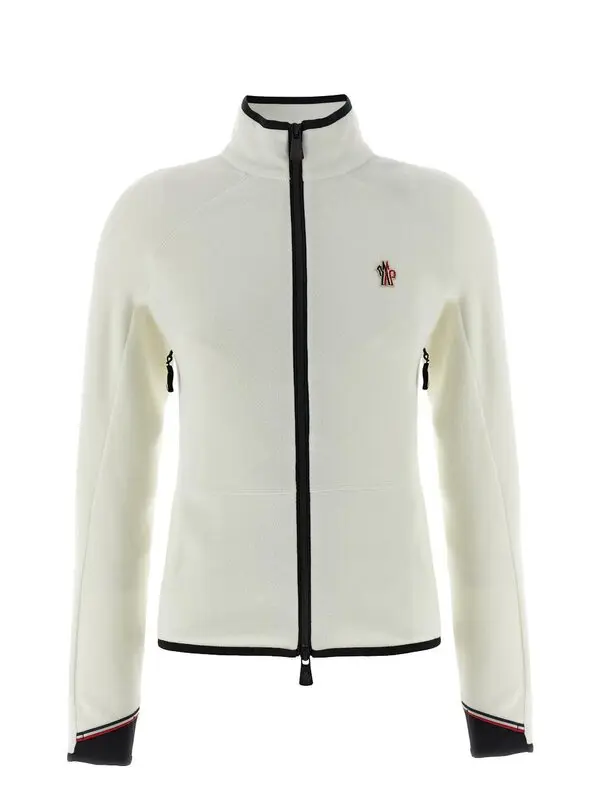 Moncler Fleece Sweatshirt - White