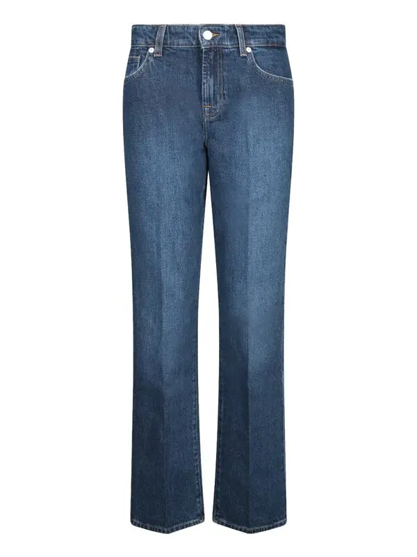 7 For All Mankind Straight Leg Jeans - Blue