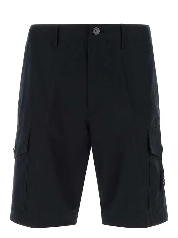 Stone Island Cotton Bermuda Shorts - Blue