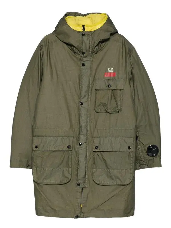C.P. COMPANY Jacket With Classic Hood - Green