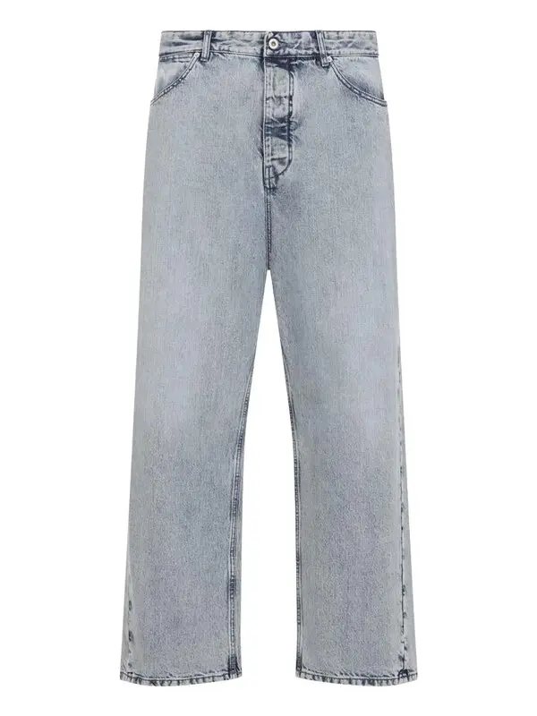JIL SANDER Treated Trousers - Blue
