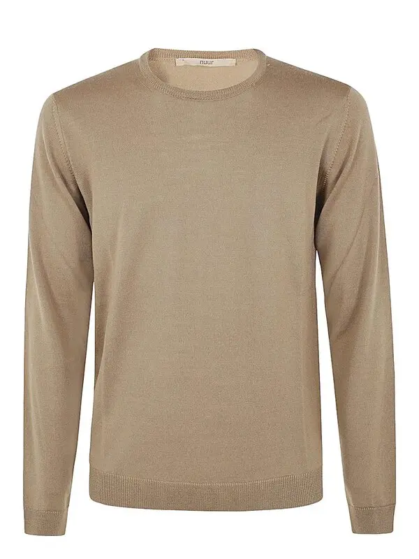 ROBERTO COLLINA Round Neck Pullover - Brown
