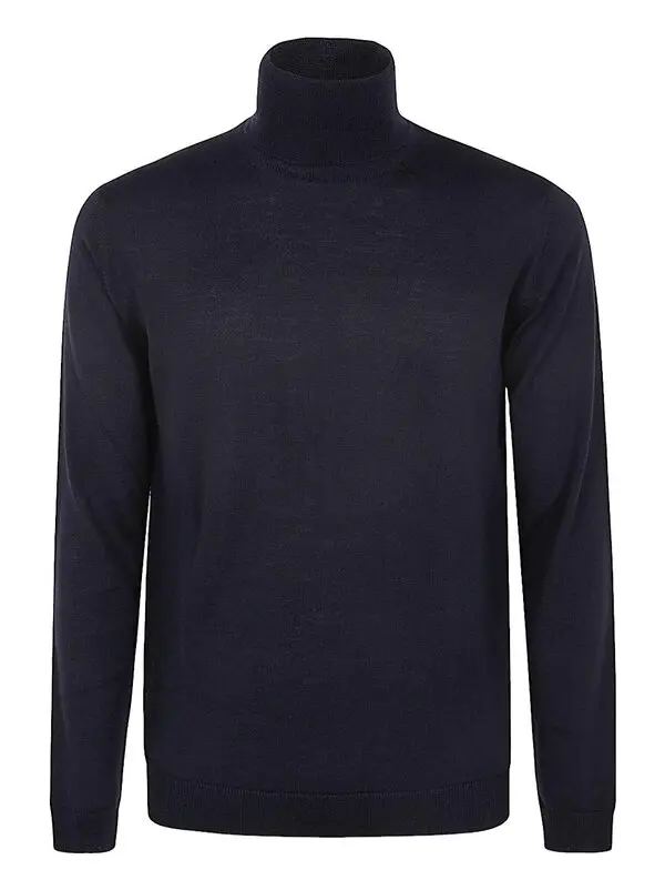 ROBERTO COLLINA Turtleneck Pullover - Blue