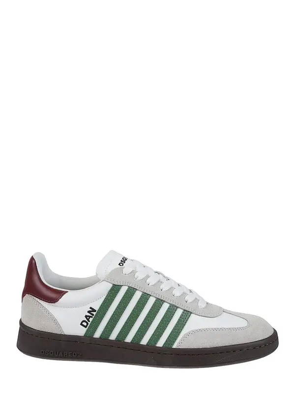 Dsquared2 Boxer Lace-up Low Top Sneakers - White