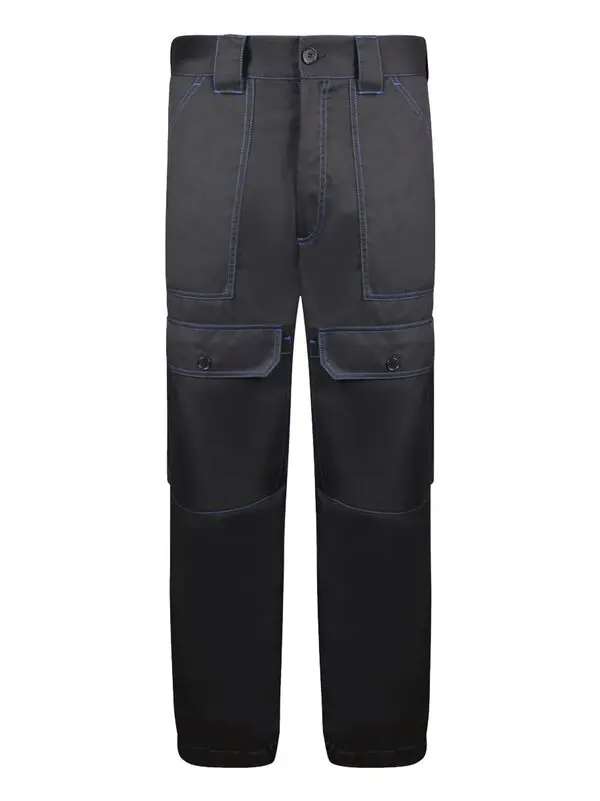 MSGM Cotton-blend Trousers - Black