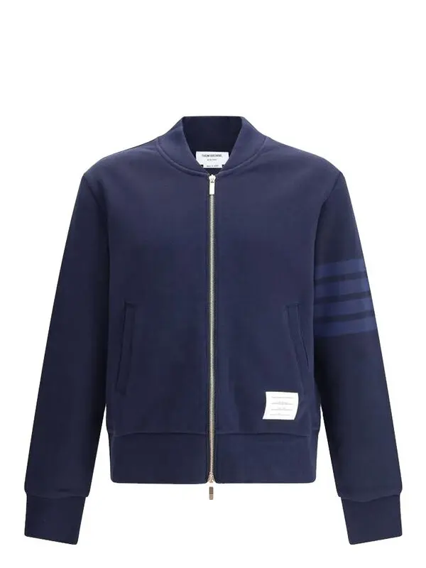 Thom Browne Zippered Sweatshirt - Blue