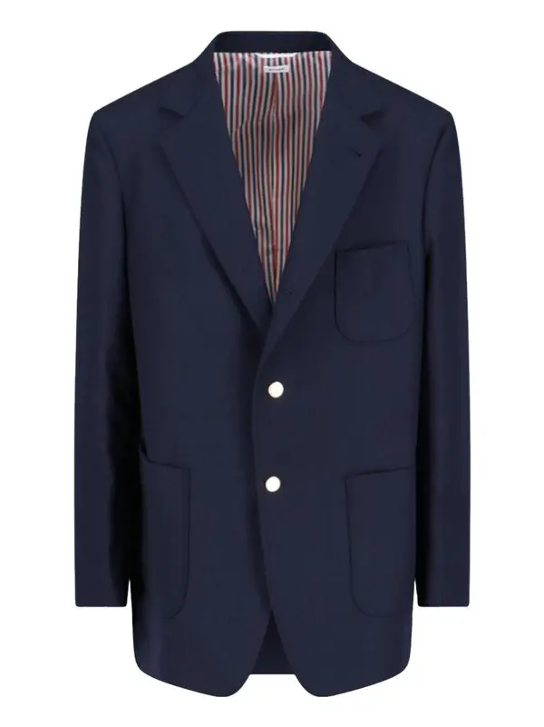 Thom Browne Jacket Mjo030a 06146025 - Blue