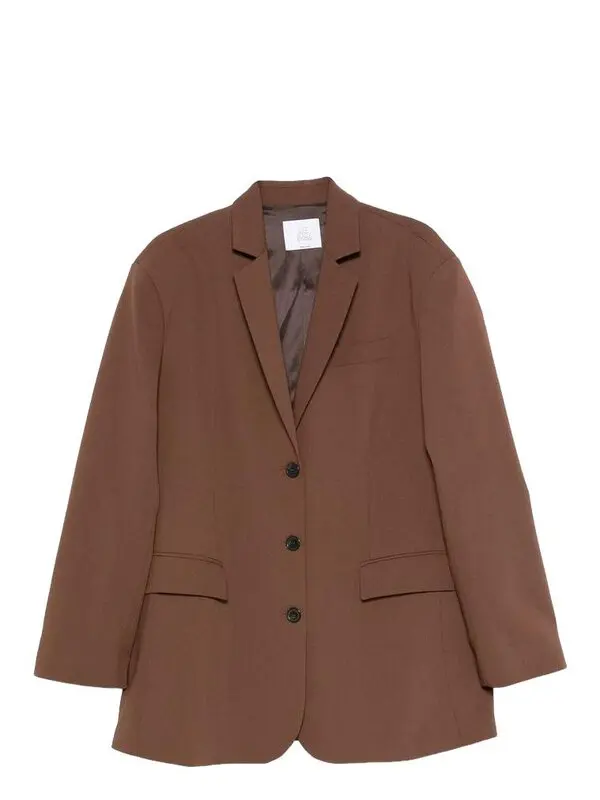 LE SULLY STUDIO Button-front Jacket - Brown