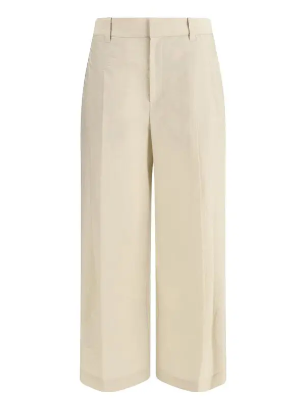 Brunello Cucinelli Cotton-blend Pants - Beige