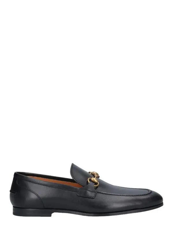 Gucci Leather Loafers - Black