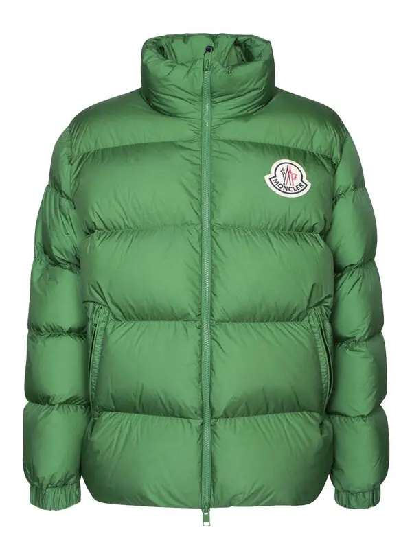 Moncler Down Jacket With Hood - Green