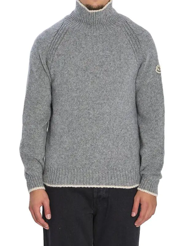 Moncler Turtleneck Sweater - Grey