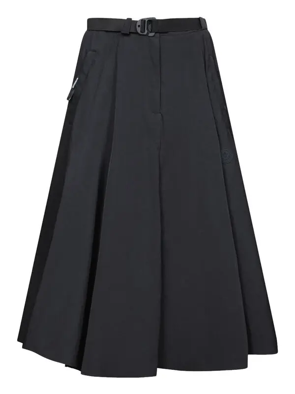Moncler Midi Flared Skirt - Black