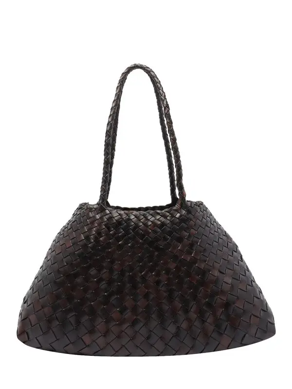 Dragon Diffusion Santa Croce Large Handbag - Brown
