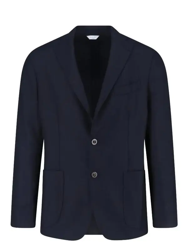 Boglioli Virgin Wool Jacket - Blue