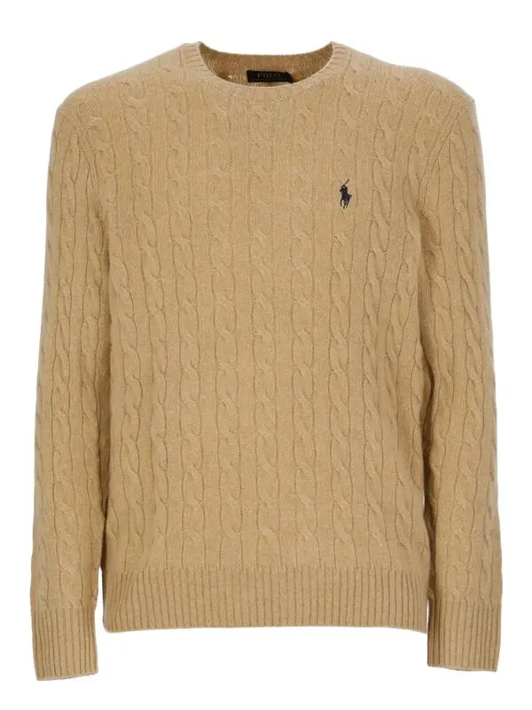 Ralph Lauren Crew Neck Sweater - Beige