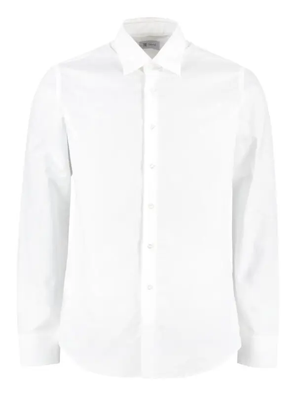 THE (ALPHABET) The Oxford Cotton Shirt - White