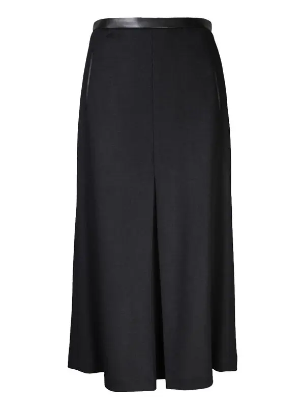 Saint Laurent Wool Skirt - Black