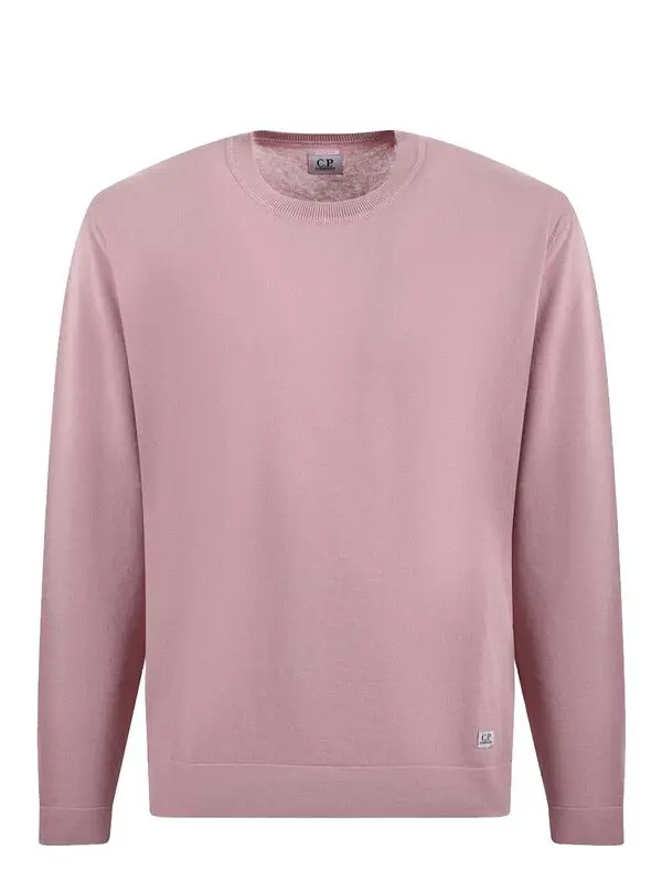 C.P. COMPANY Cotton Yarn Sweater - Pink