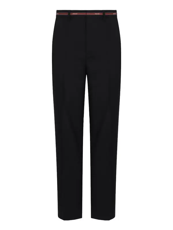 Gucci Wool Trousers - Black