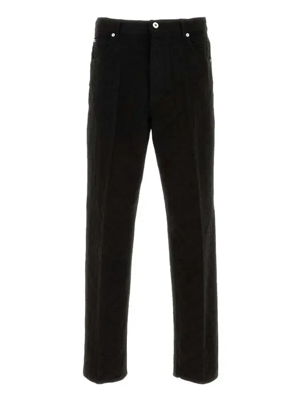 FERRAGAMO Cotton Pants - Black