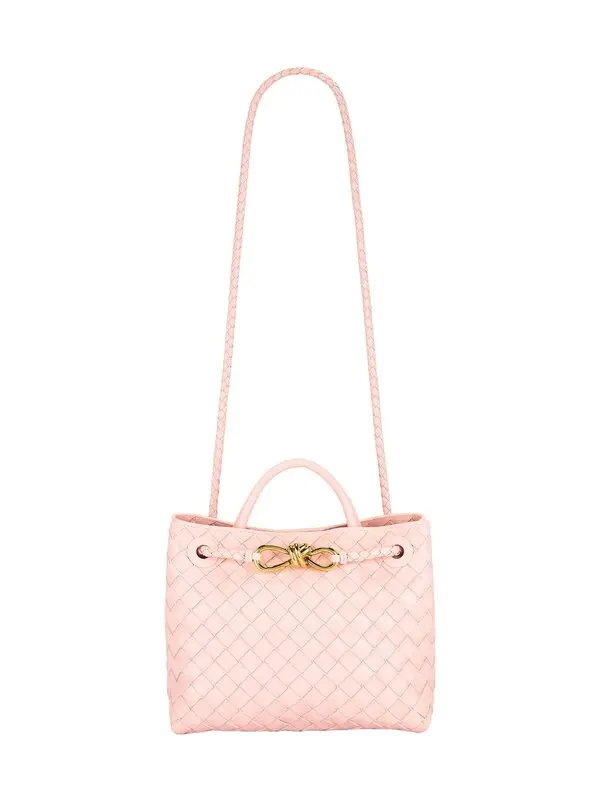 Bottega Veneta Small Andiamo Bag - Rose & Muse Brass