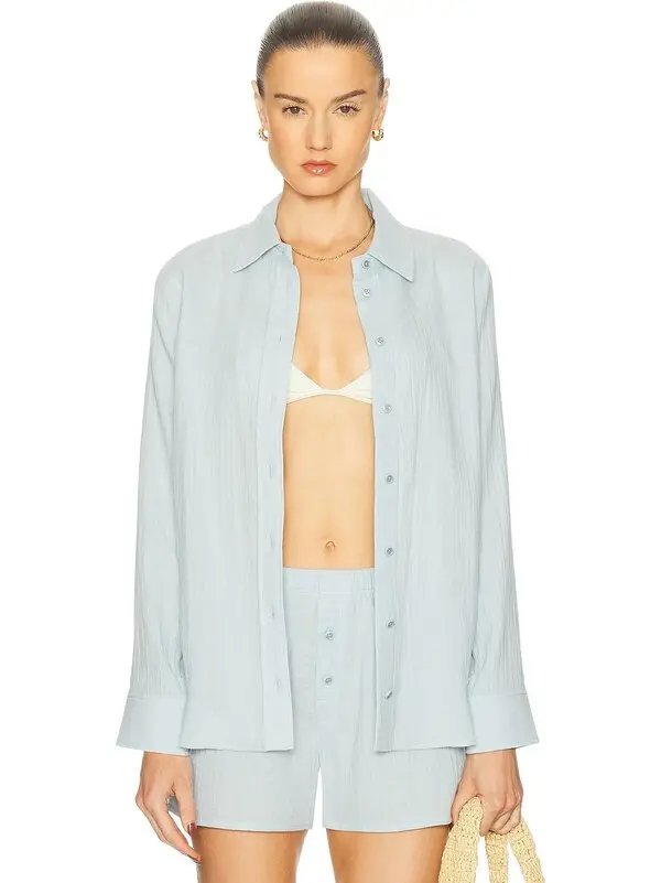 Eterne Constance Top - Dusty Blue