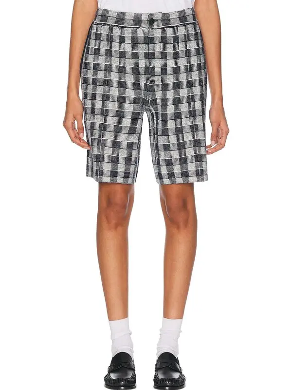 Guest In Residence Gingham Bermuda Short - Midnight Combo