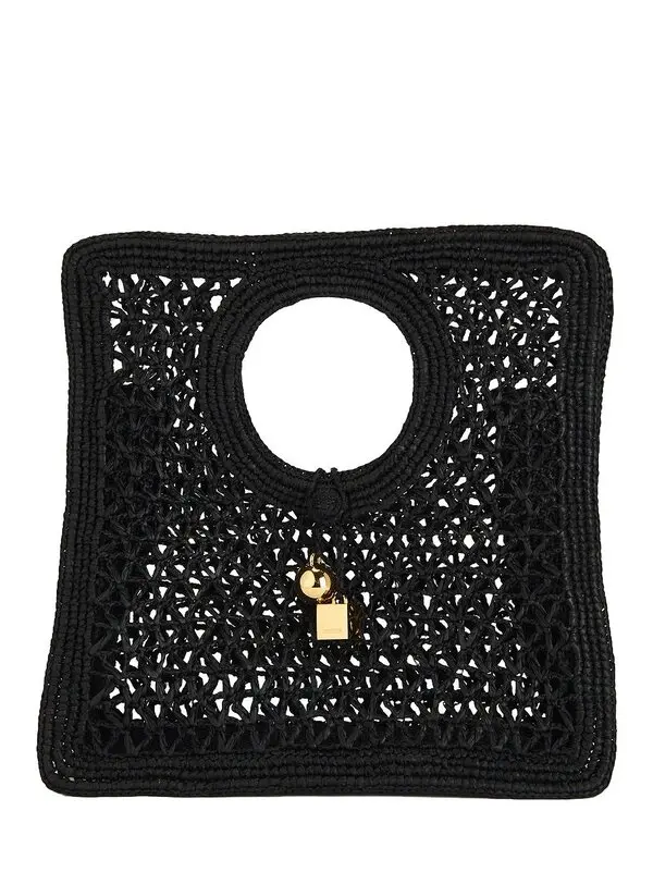 Jacquemus Le Petit Carre Spiaggia - Black