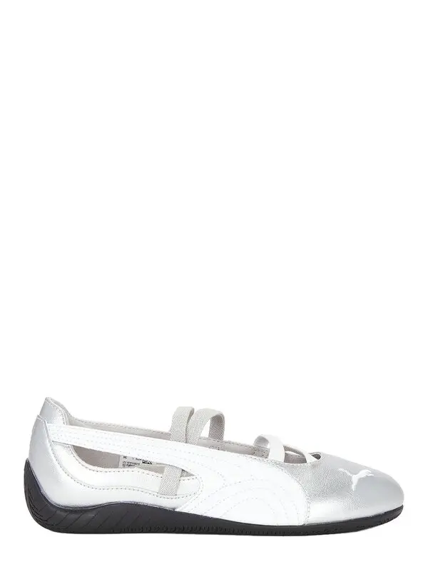 PUMA Speedcat Ballet Flats - Silver & White