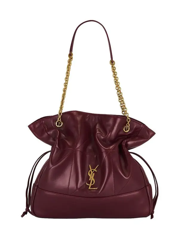 Saint Laurent Large Jamie 4.3 Pochon Bag - New Dark Bordeaux