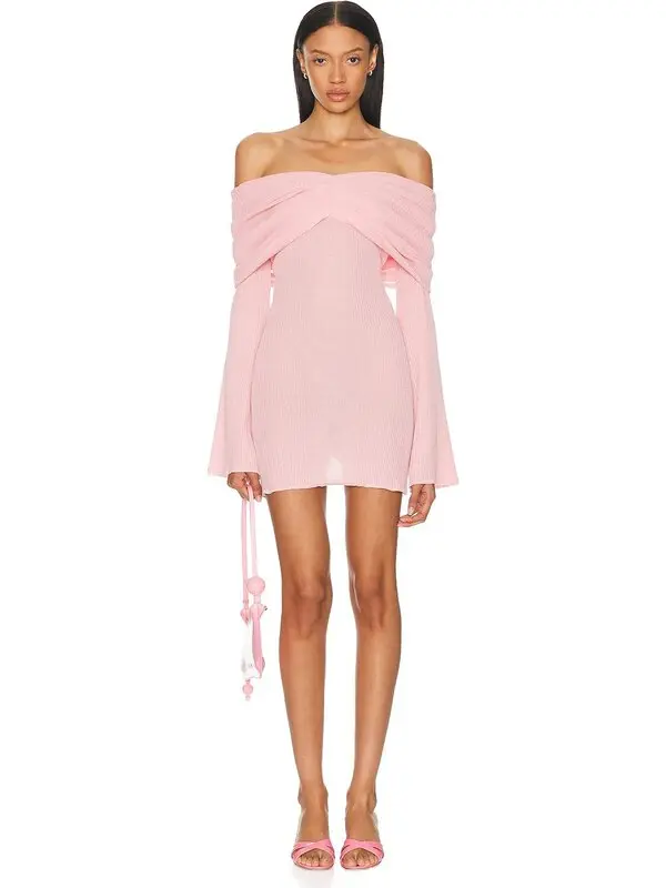 SEROYA Xen Mini Dress - Coral Blush