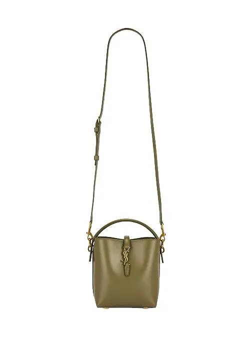 Saint Laurent Mini Le 37 Bucket Bag - Strong Moss