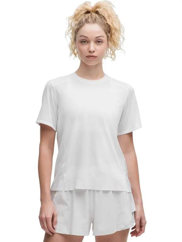 Lululemon Fast And Free Short-sleeve Shirt - White