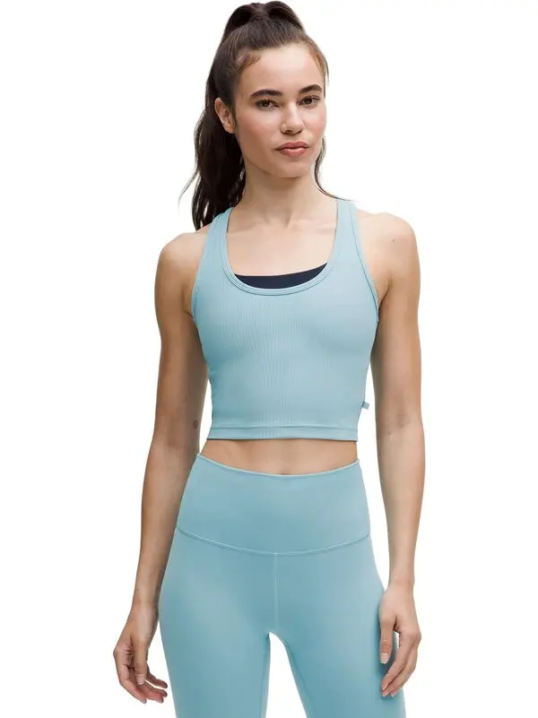 Lululemon Power Pivot Training Tank Top - Washed Blue