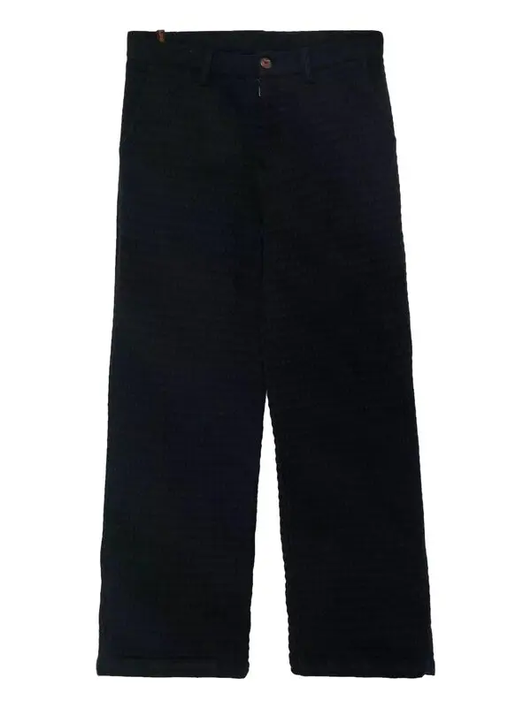 ISA BOULDER Cotton Trousers - Blue