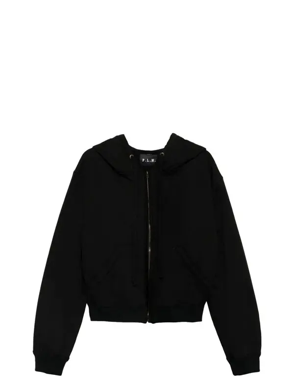 P.L.N. Zip-up Hoodie - Black