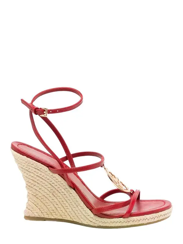 Tory Burch Miller Capri Espadrille Sandals - Red