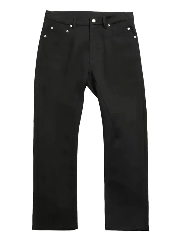 Rick Owens Leather Trousers - Black