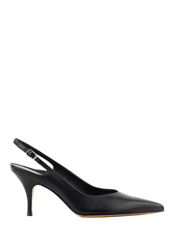 PAUL WARMER Decadent Slingback Pumps - Black