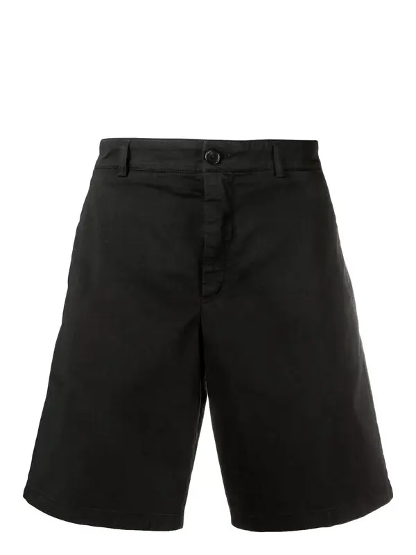 DEPARTMENT 5 Button-up Bermuda Shorts - Black