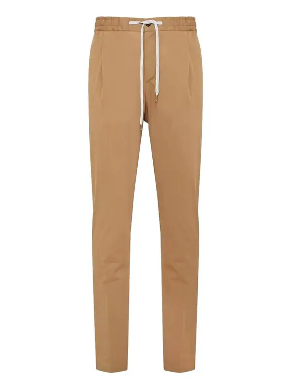 PT TORINO Pleated Trousers - Brown