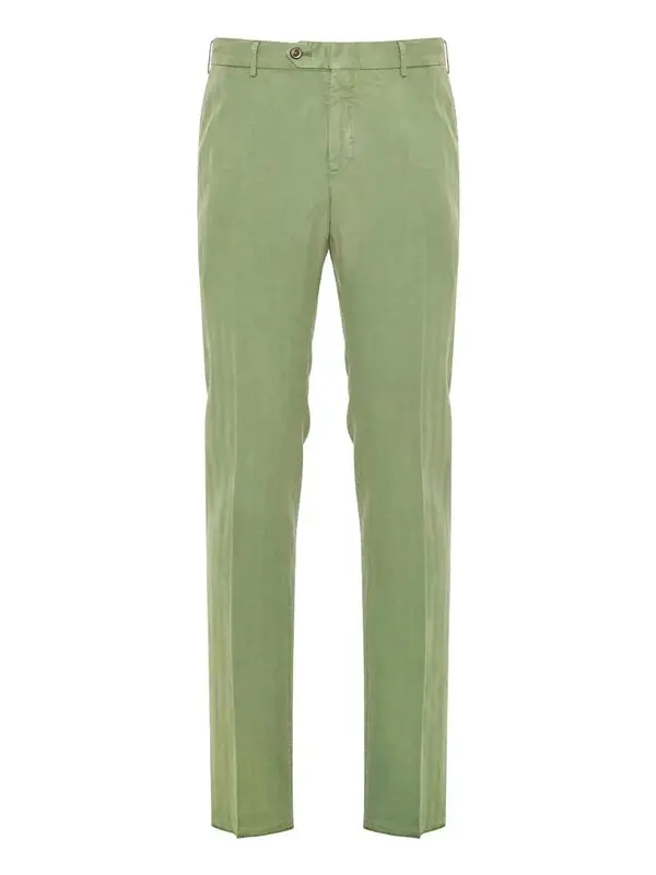 PT TORINO Pressed-crease Trousers - Green