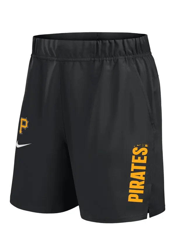 Nike Pittsburgh Pirates Victory Dri-fit Mlb Shorts - Black