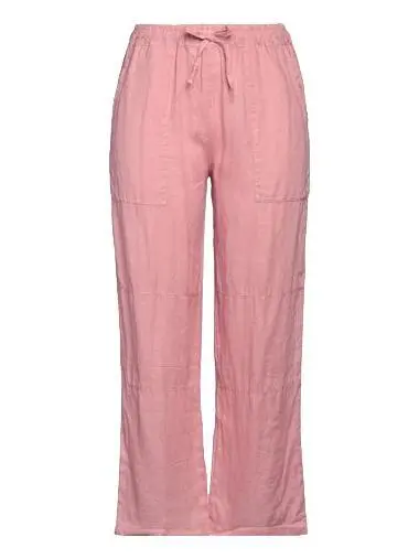 Crossley Wide Leg Linen Pants - Pink