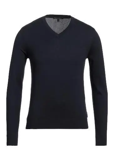 Armani Exchange V-neck Long-sleeve Sweater - Navy