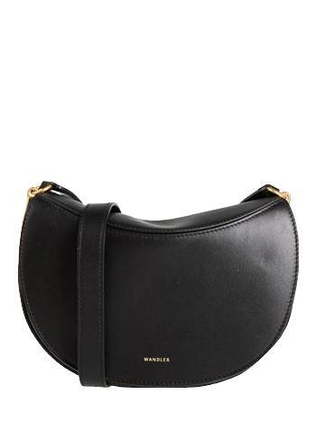 WANDLER Leather Crossbody Bag - Black