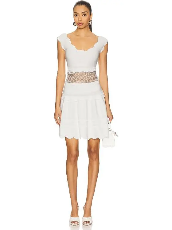 Alexis Hopper Dress - White