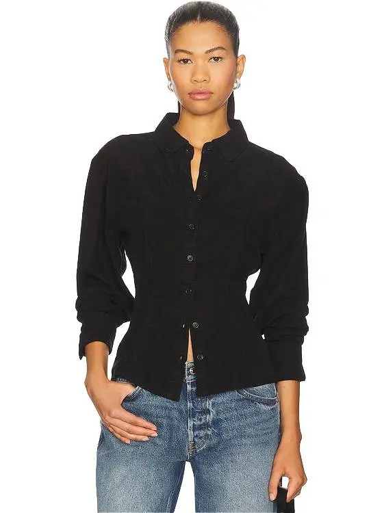 EB DENIM Rose Blouse - Black